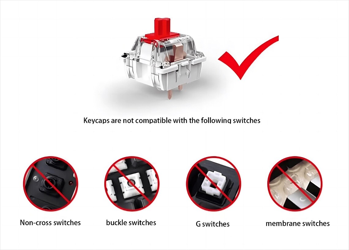 Cute Tomato Galore Keycap Setnot Including Keyboard, EOA Profile, PBT ...