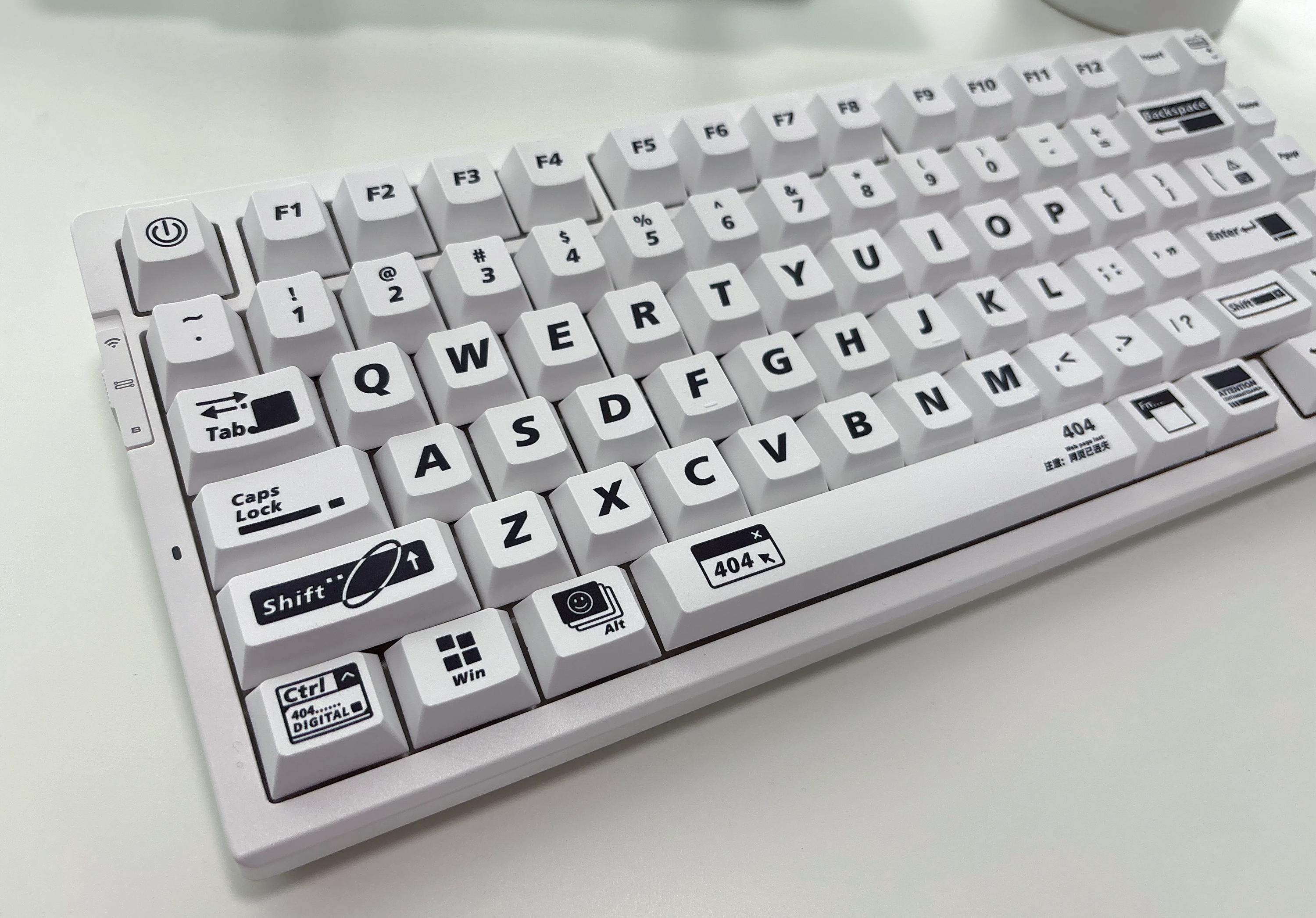 Cool 404-warning-themed Keycap Set(not Including Keyboard), Cherry ...