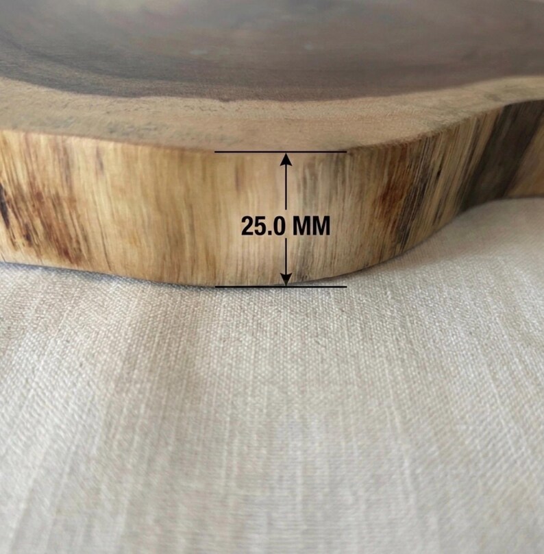 Rustic | Artisan Rosewood Natural Slab Board- (33cm X 33cm X 2.5 Cm ...