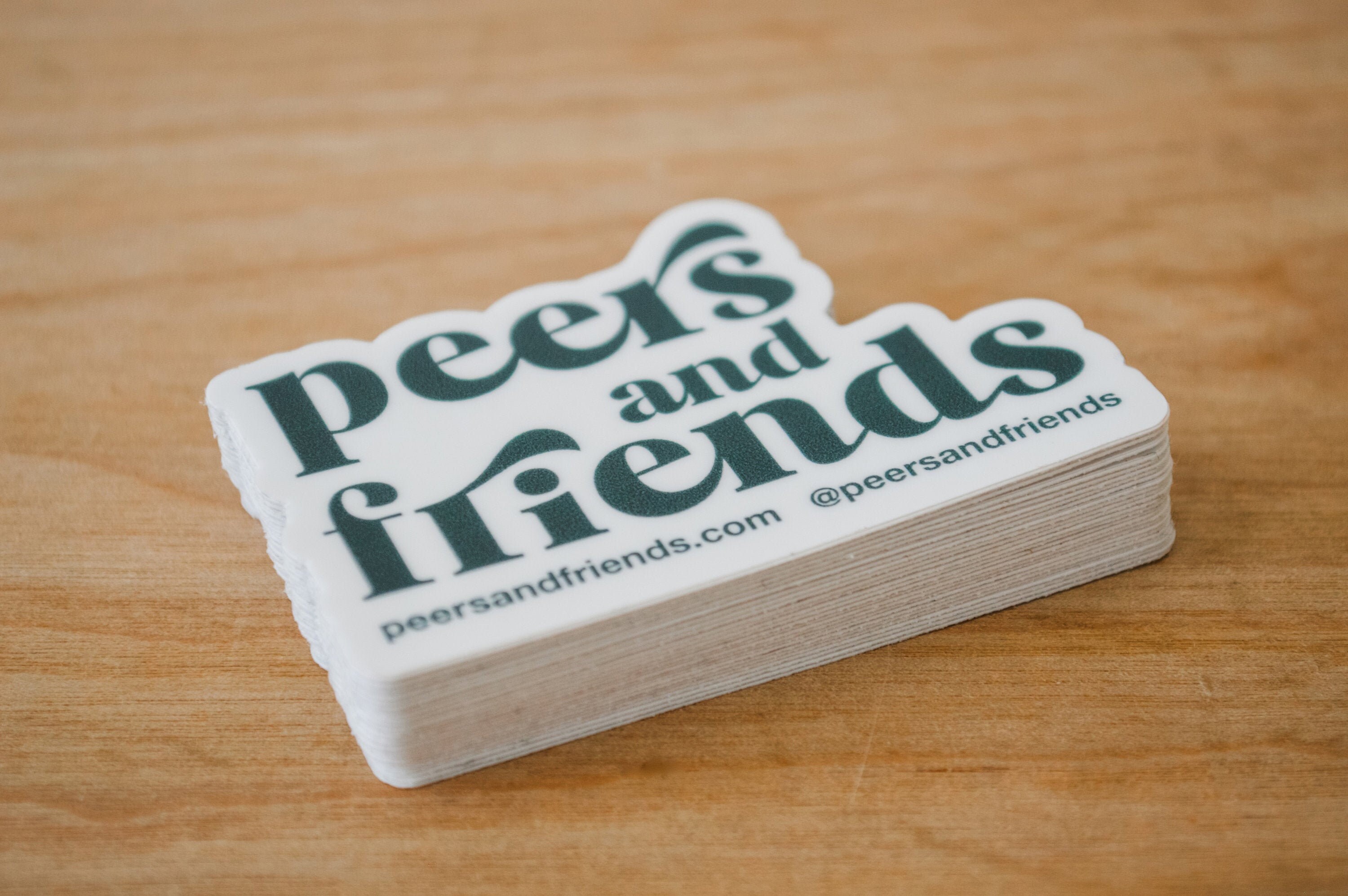 Peers and Friends Sticker Decal - Etsy UK