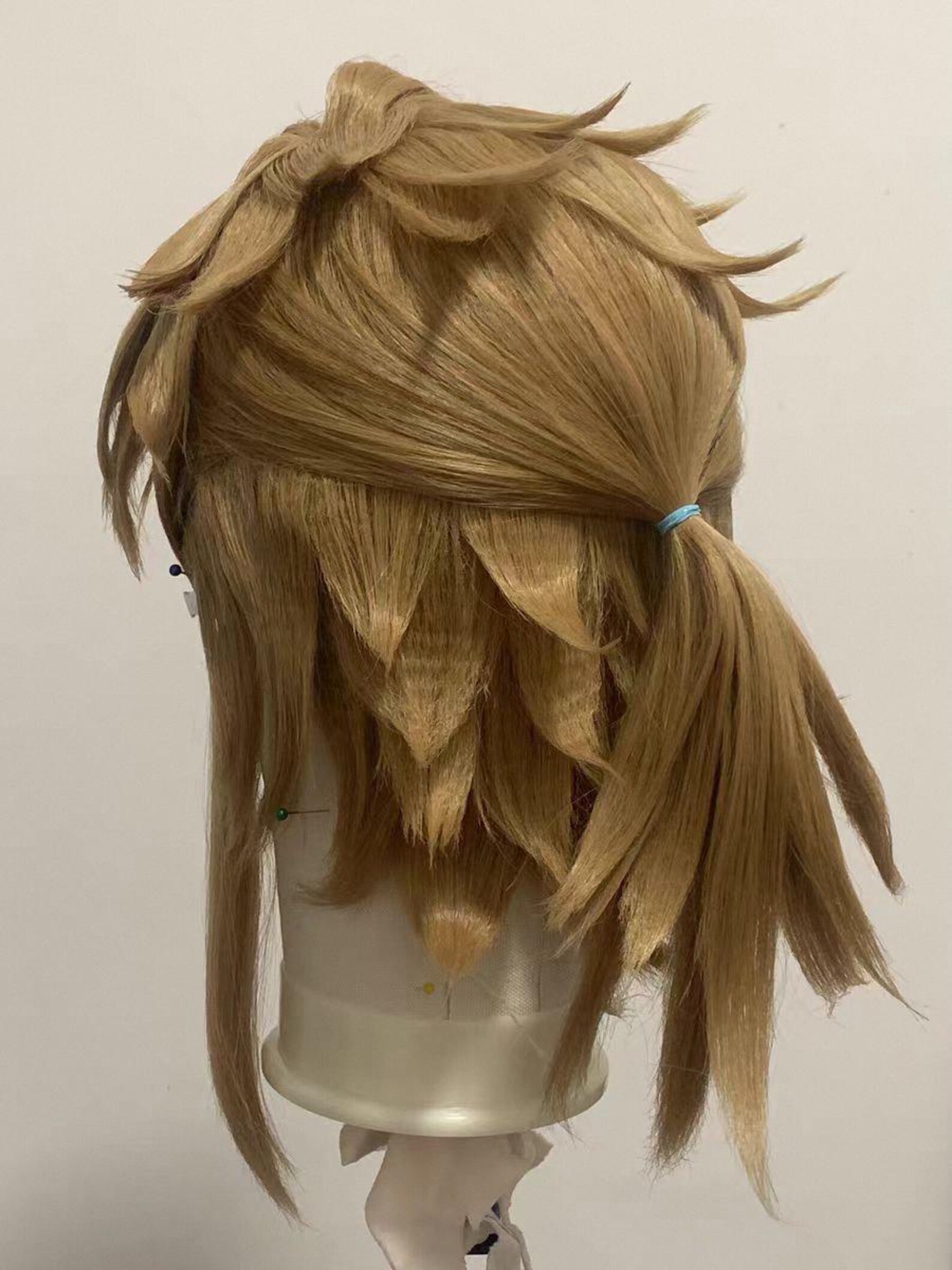 The Legend of Zelda: Kingdom of Tears Yellow Brown Wig Link Cosplay Wig ...