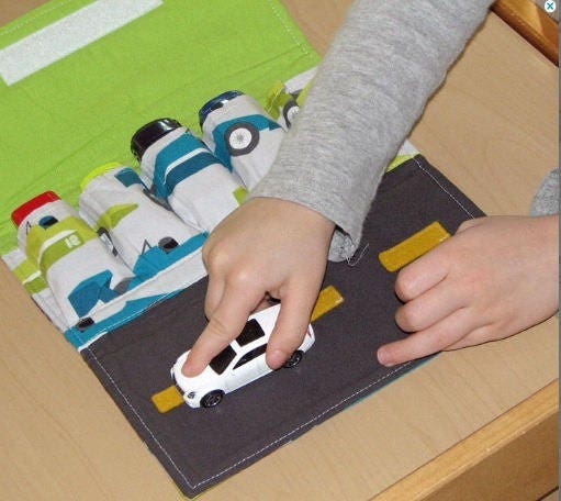 Pretend Play Toy Toy Car Organizer Gift for Kids Car Party | Etsy