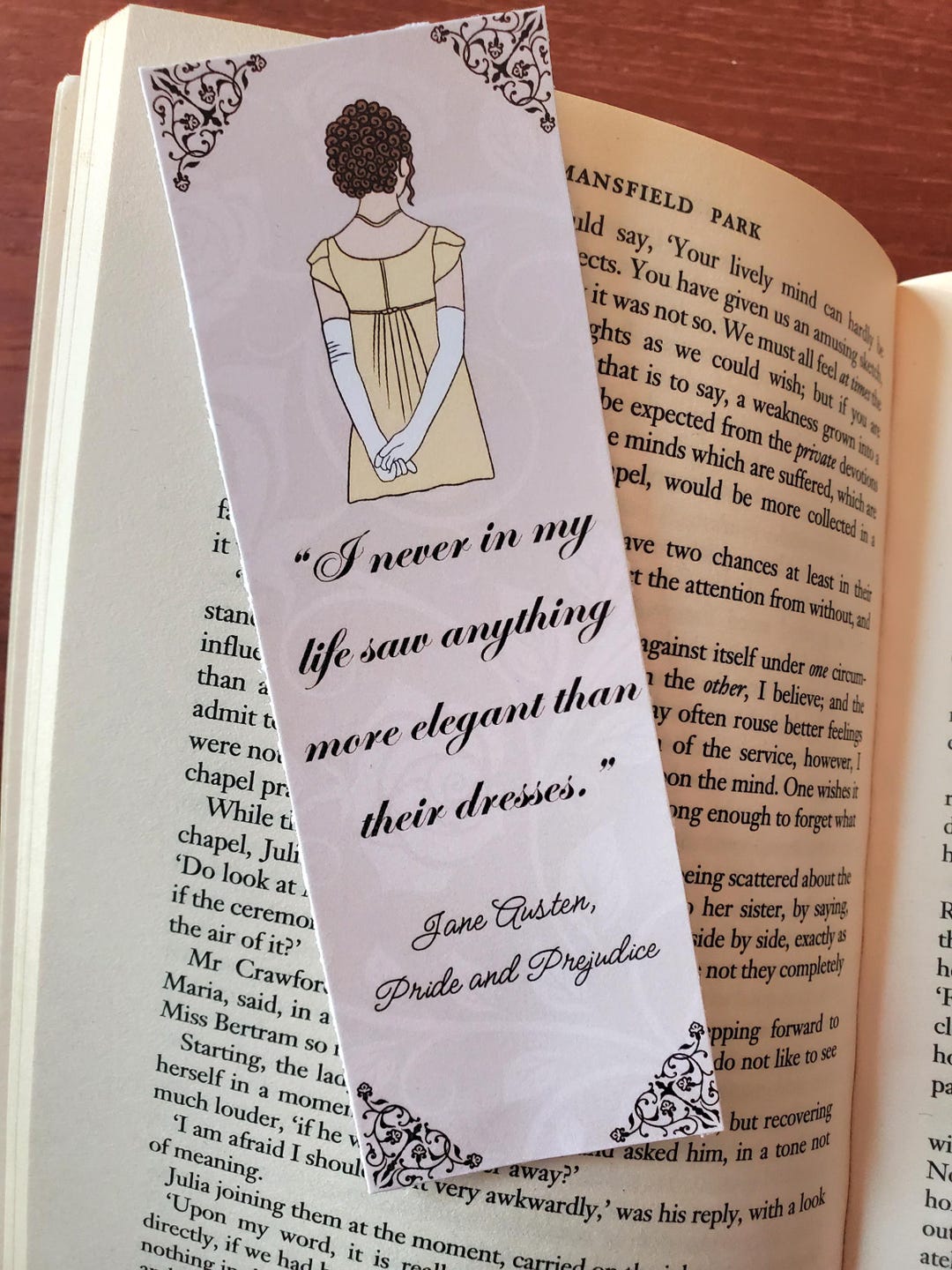 Printable Fashion-themed Bookmarks With Literary Quotations, Gifts for ...