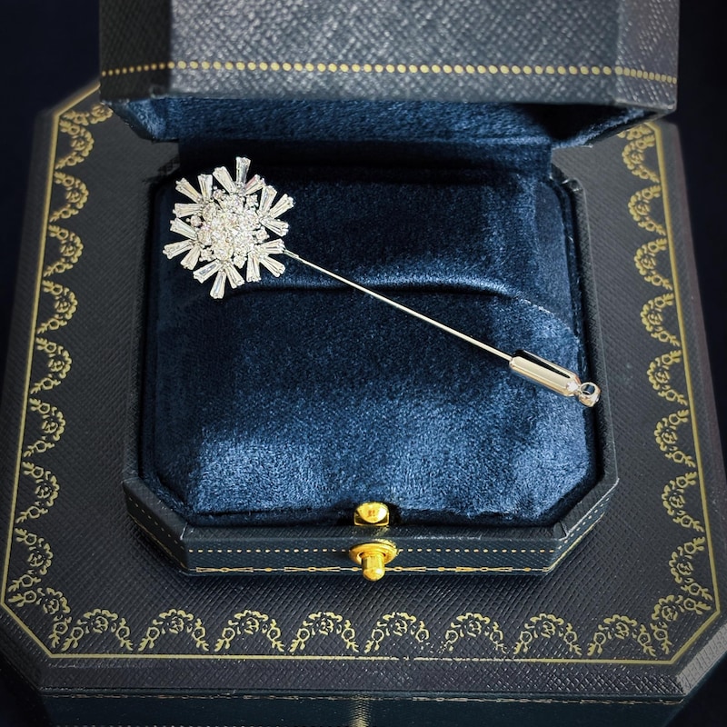 Snowflake Brooch Pin - Etsy