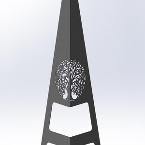 Laser Cut Tree of Life Chiminea Fire Pit, Digital Product, Files DXF ...