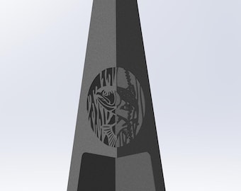 Laser Cut Fish Chiminea Fire Pit, Digital Product, Files DXF, SVG for ...