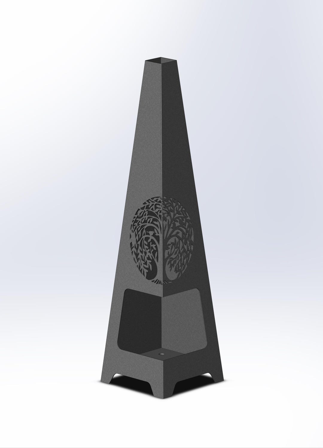 Laser Cut Tree of Life Chiminea Fire Pit, Digital Product, Files DXF ...