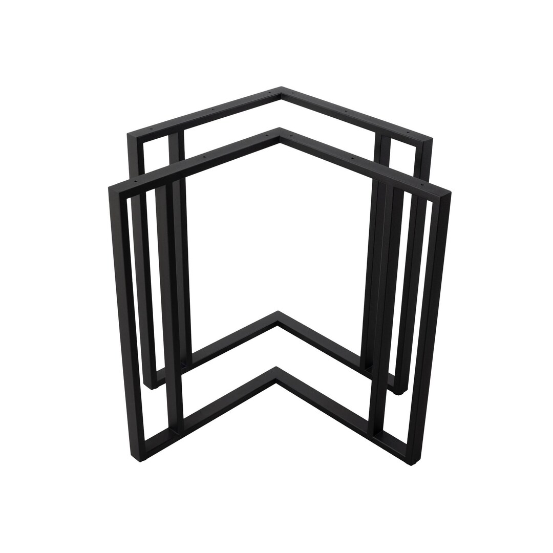 Metal Table Frame "four Pillars" - Etsy