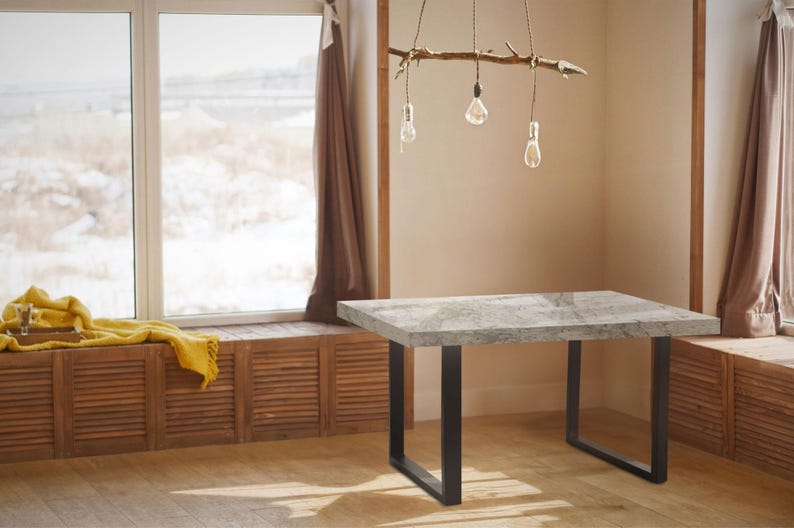 Dining Table Legs/frame "rectangle" - Etsy