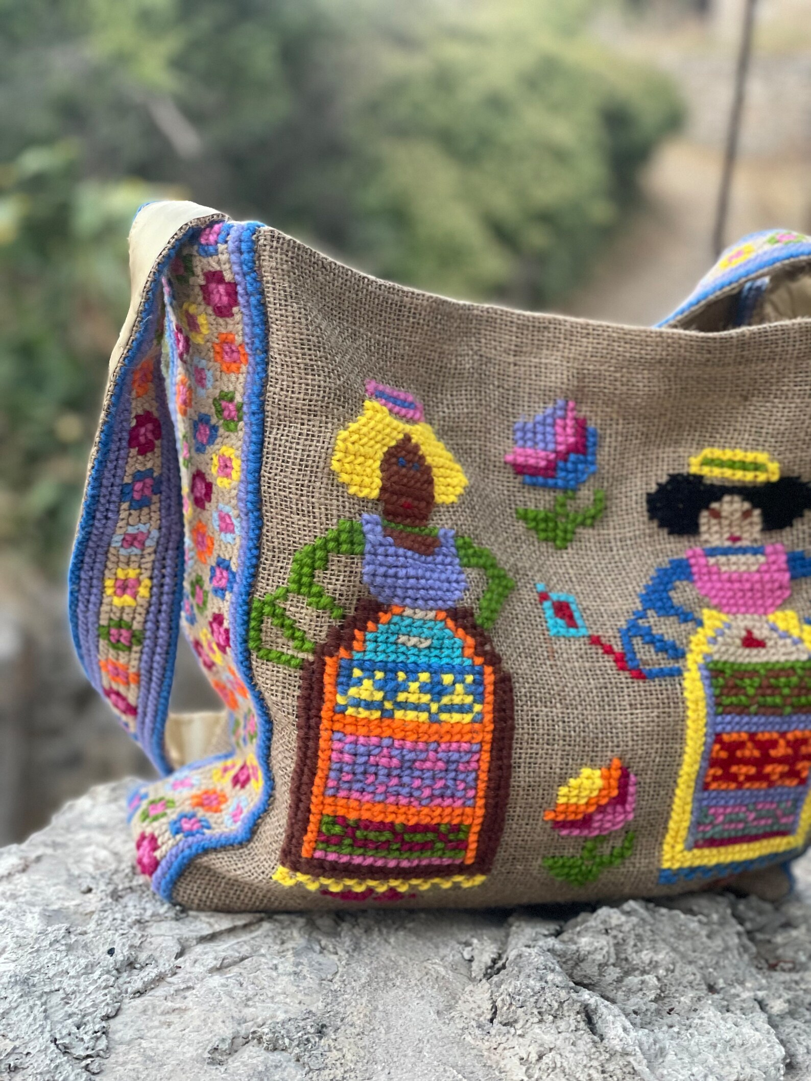 Mini Tote Bag Handmade With Women - Etsy