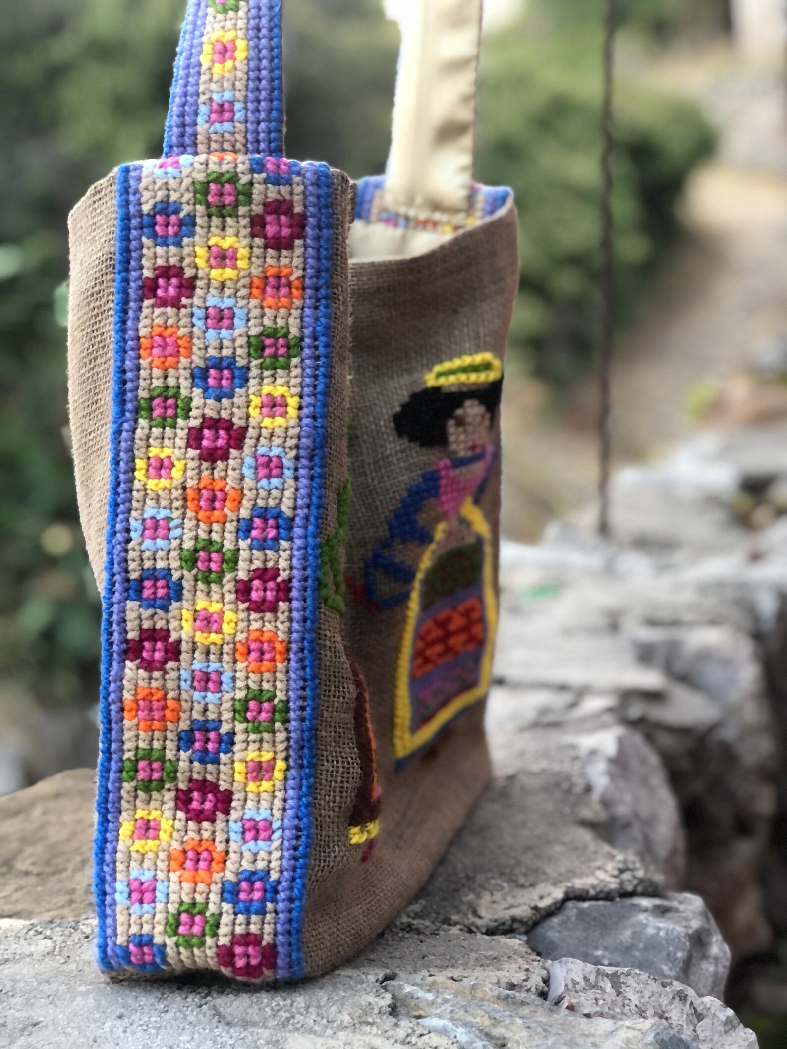 Mini Tote Bag Handmade With Women - Etsy