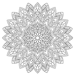 Mandala Stress Relief Coloring Book With 25 Soothing Peaceful Patterns ...