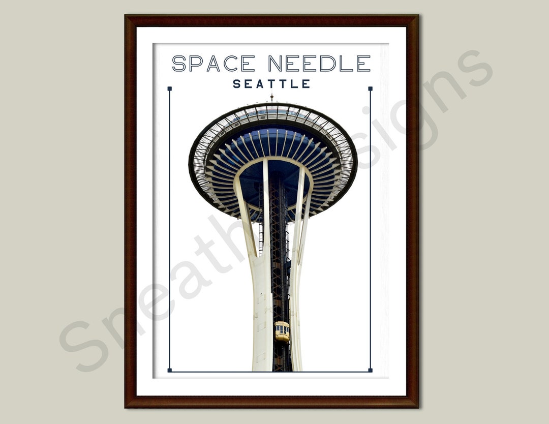 Seattle Space Needle Poster - Etsy
