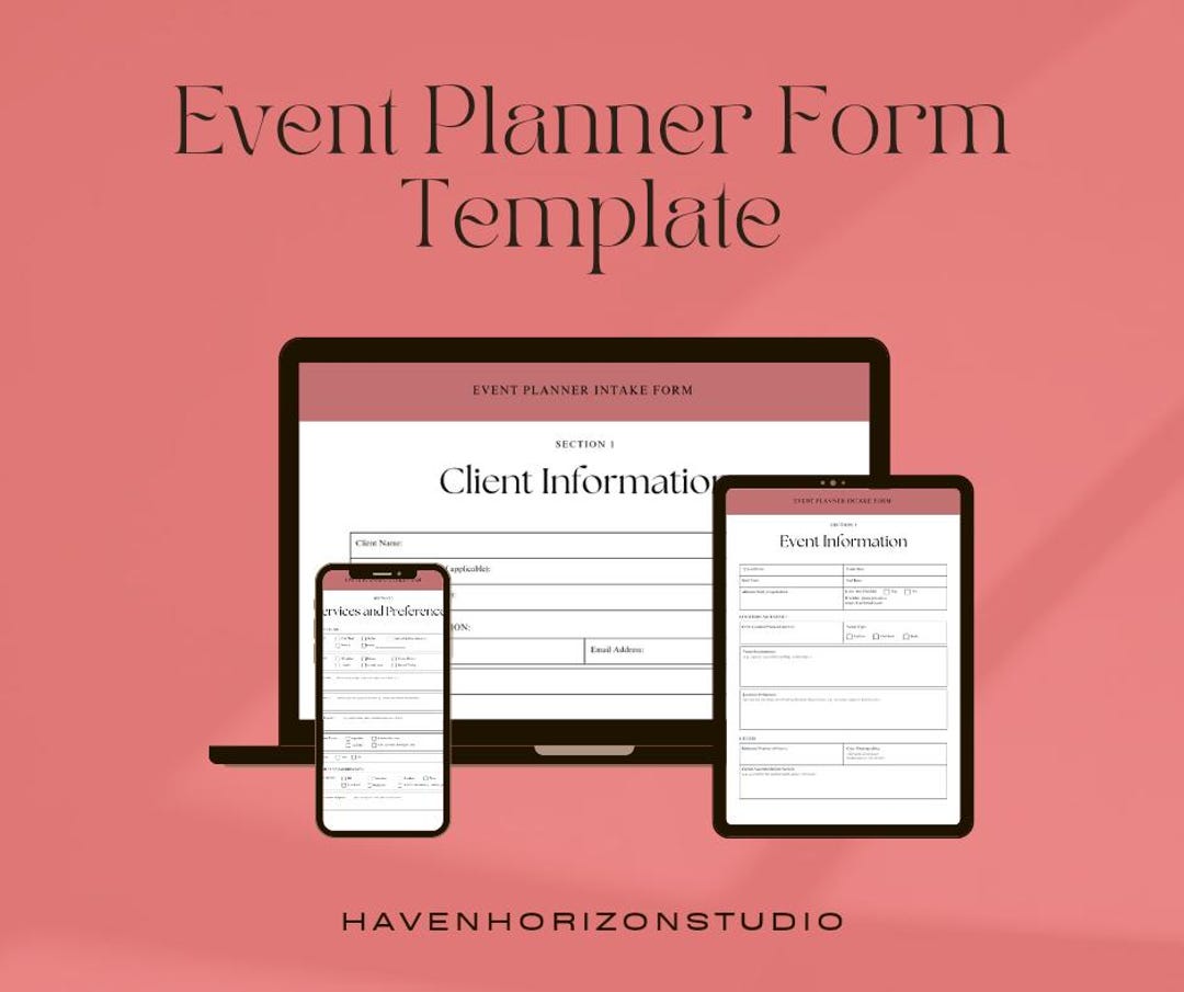 EDITABLE 11 Page Event Planner Template, Event Planner Kit, Event Kit ...
