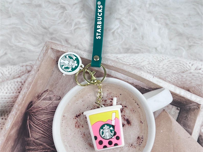 Starbucks Keychain Frappuccino Pendant Coffee Cup Pendant Cartoon ...