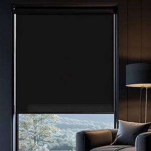 Minimalist Solid Color Window Shades - Custom Roller Blinds for Home or ...