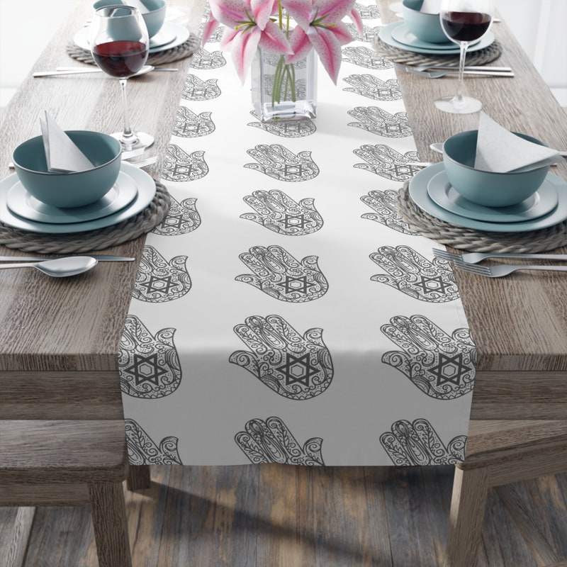 Shabbat Tablecloth - Etsy
