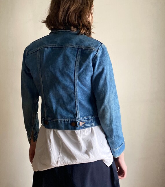 vintage Wrangler denim jacket / 1970s denim Wrangler … - Gem