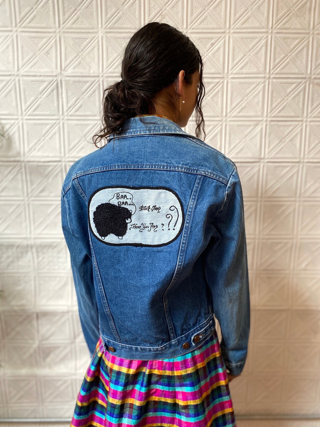 Rare Vintage Maverick Denim Jacket: 70s Jean Jacket With Black Sheep ...