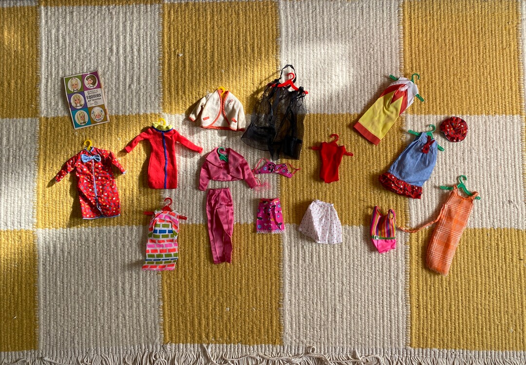Vintage Mattel Barbie Clothes / Mid Century 1960s Barbie Clothing Lot ...