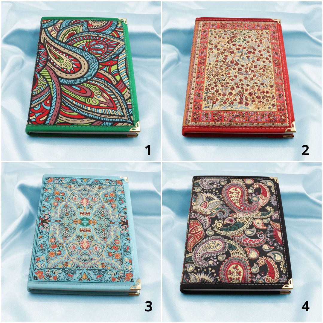 Vintage Style Fabric Diary|rug Pattern Lined Traveler Journal|authentic ...