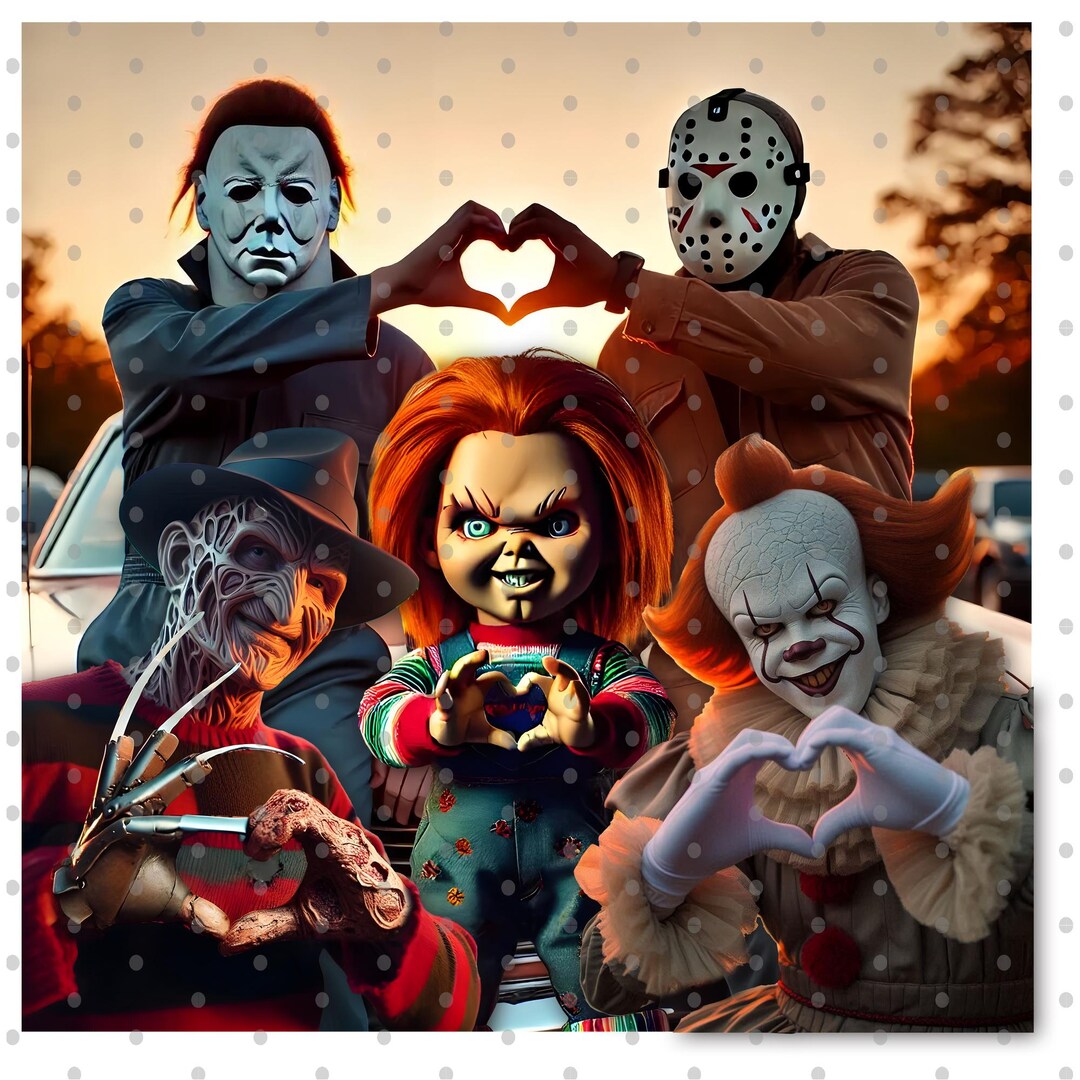 Funny Halloween Png, Heart Hand Killer Horror Movie Png, Spooky Png ...