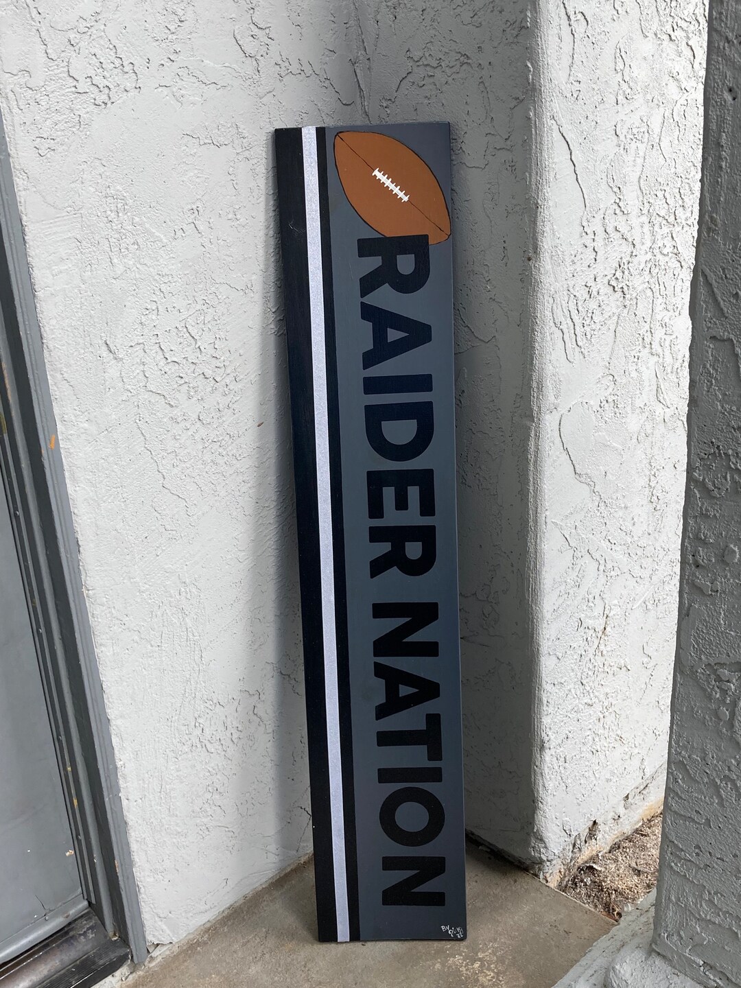 Raider Nation Porch Sign Raiders Football - Etsy