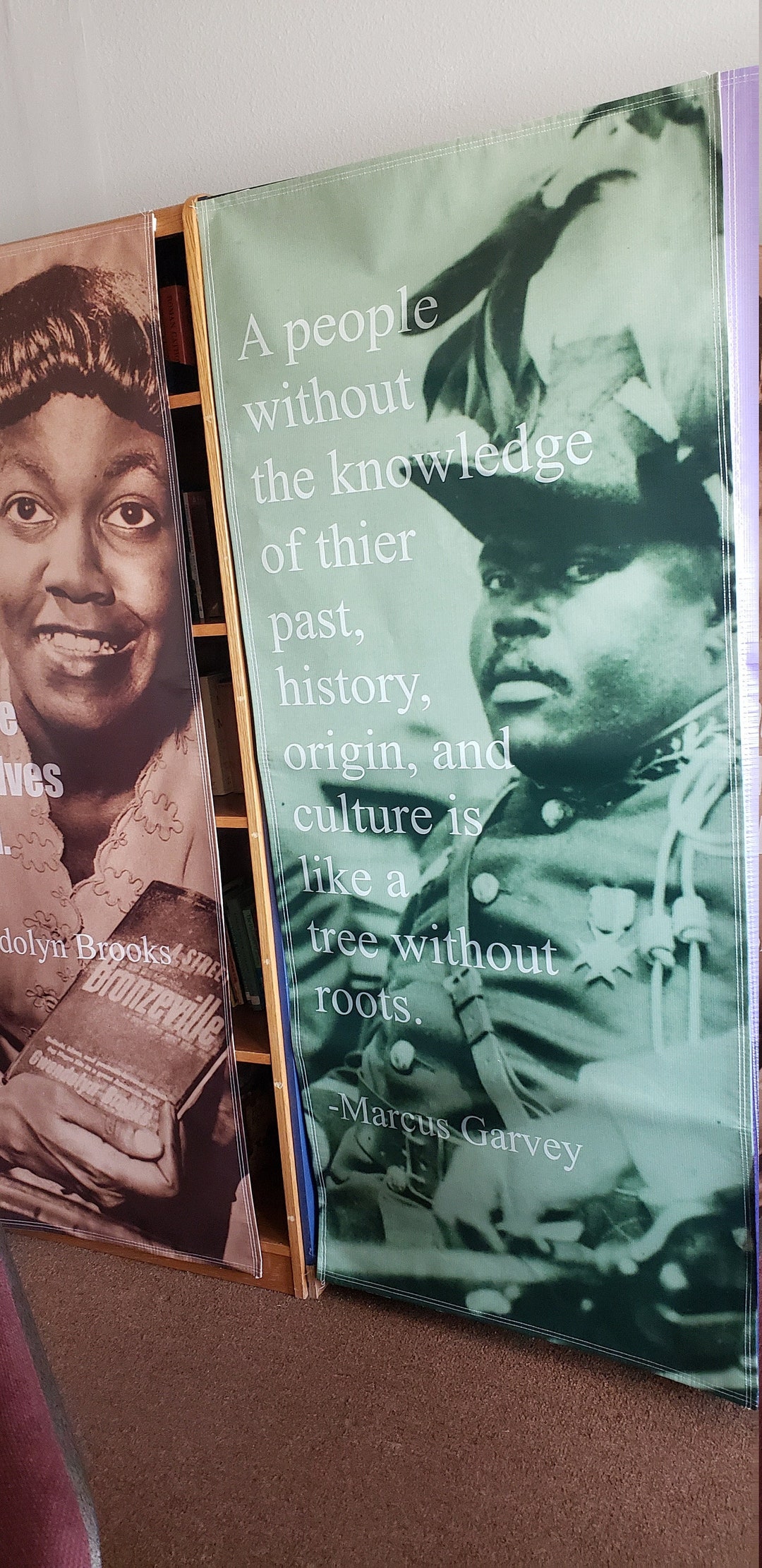 MARCUS GARVEY Banner, Black History Banner, African-american Ancestors ...