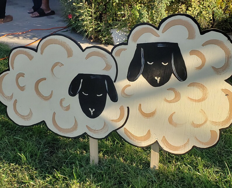 Black Nativity Yard Decorations individual Pieces Wooden | Etsy