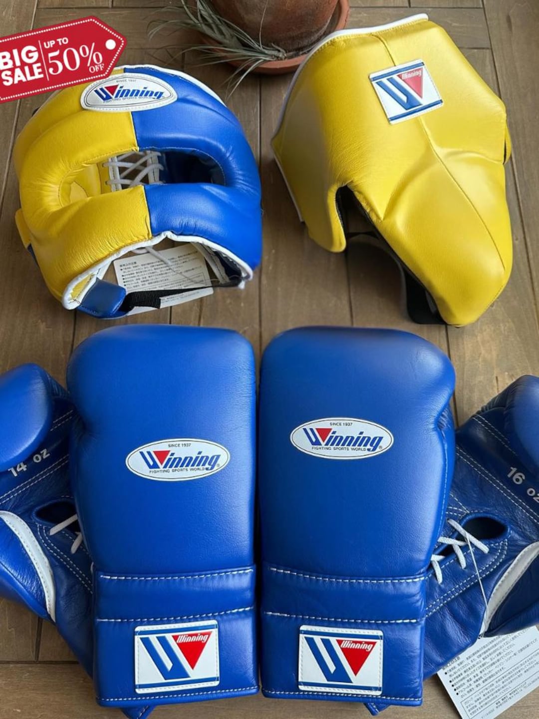 Personalized Winning Boxing Glove Set, Custom Logo, Just Like Original ...