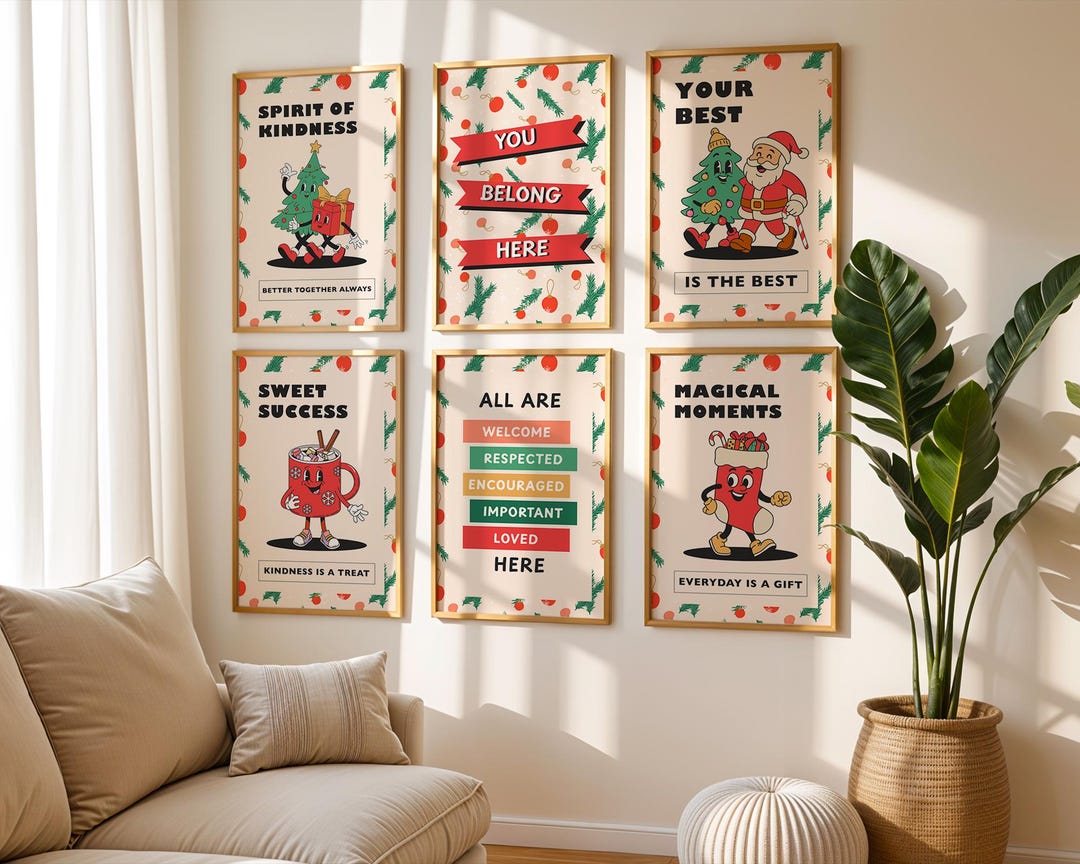 Christmas Classroom Posters Bundle | Holiday Affirmation Prints ...