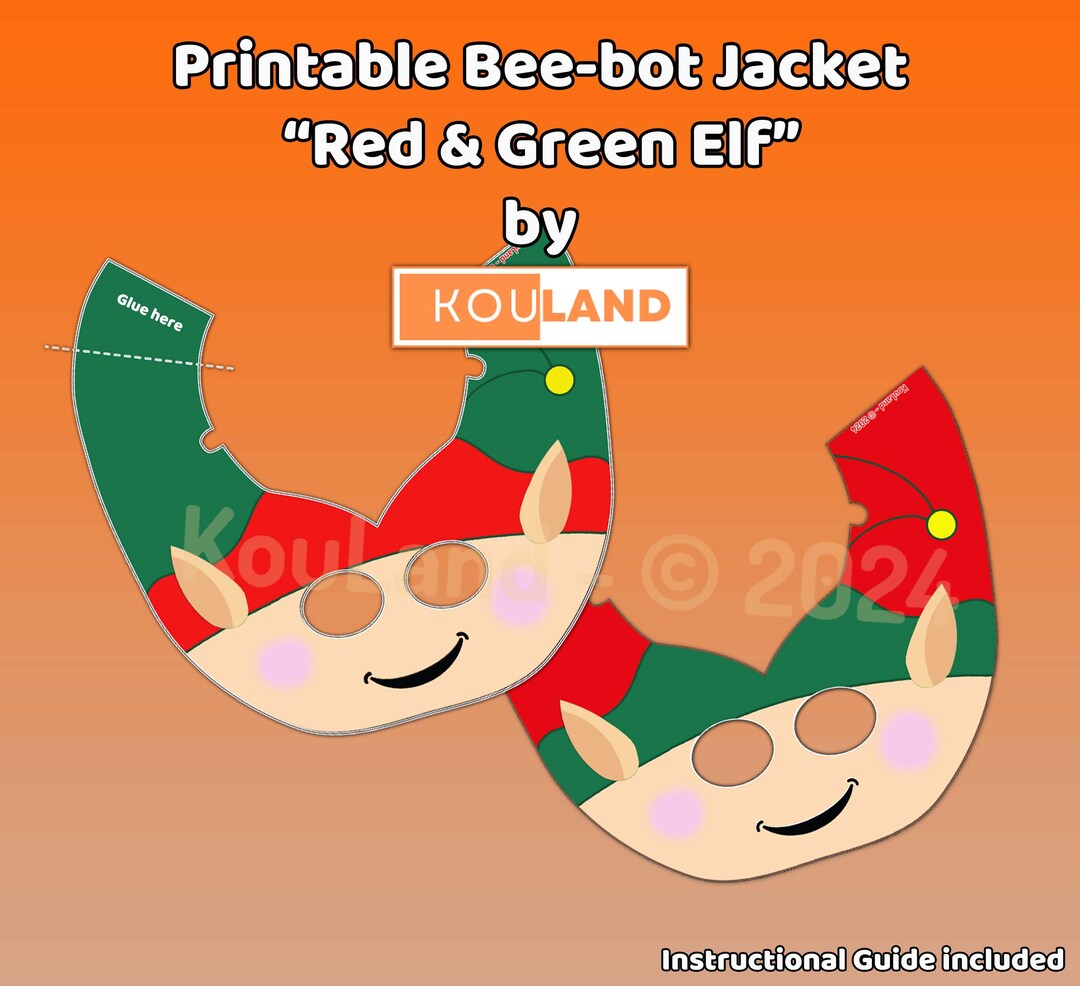 Printable Bee-bot Jacket – Christmas Elves Edition - Etsy
