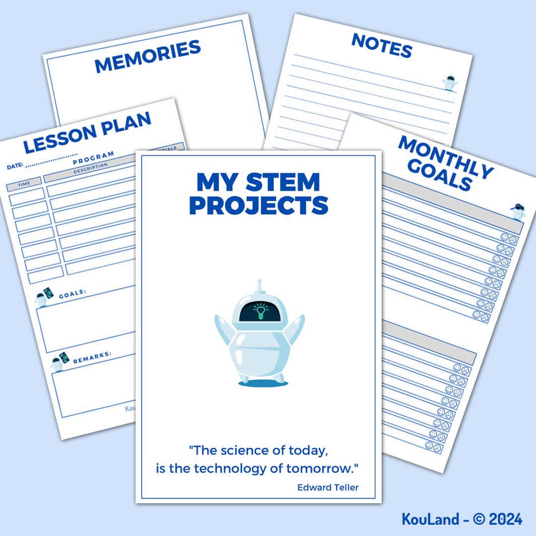 Printable STEM Teacher Planner my STEM Projects - Etsy
