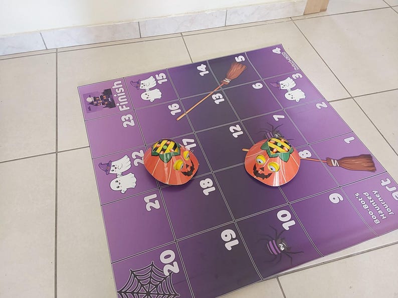 Halloween Bee-bot Coding Mat: Boo-bot's Haunted Journey (printable) - Etsy