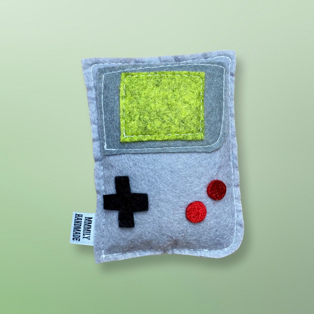 Gameboy Catnip Toy, Funny Gift, Retro Nintendo Cat Toy, Nerdy Felt Cat ...