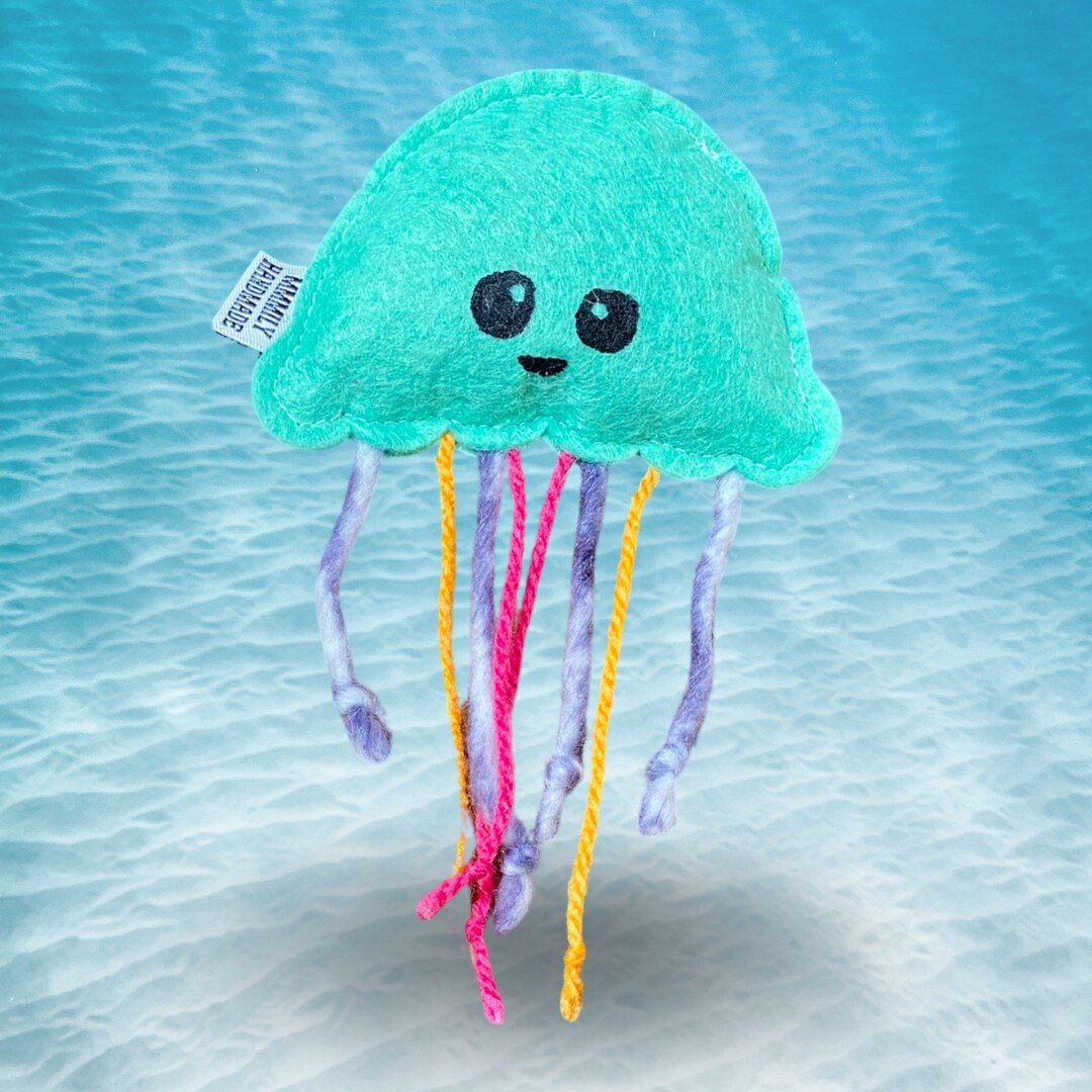Felt Jellyfish Cat Toy: Sea Creature Catnip Toy - Etsy