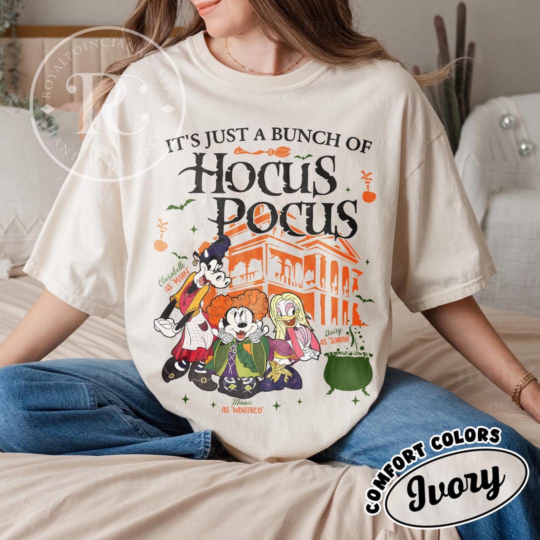 Vintage Disney Halloween Hocus Pocus Shirt, Mickey and Friends ...