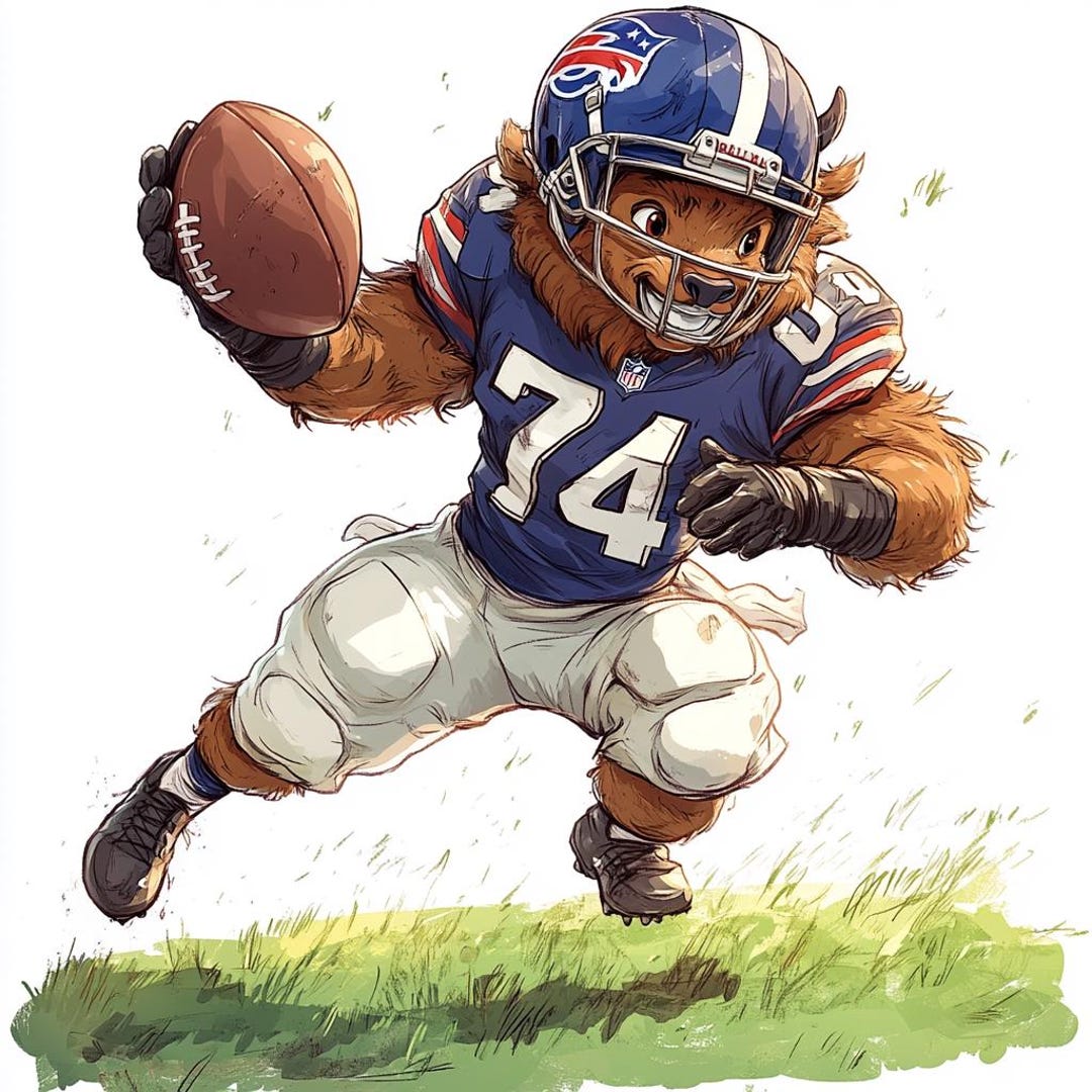 Bull Running With Football PNG Designs, Sports-inspired Football ...