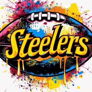 Steelers Sports PNG Sublimation Design for Mugs, Shirts, Tumblers ...