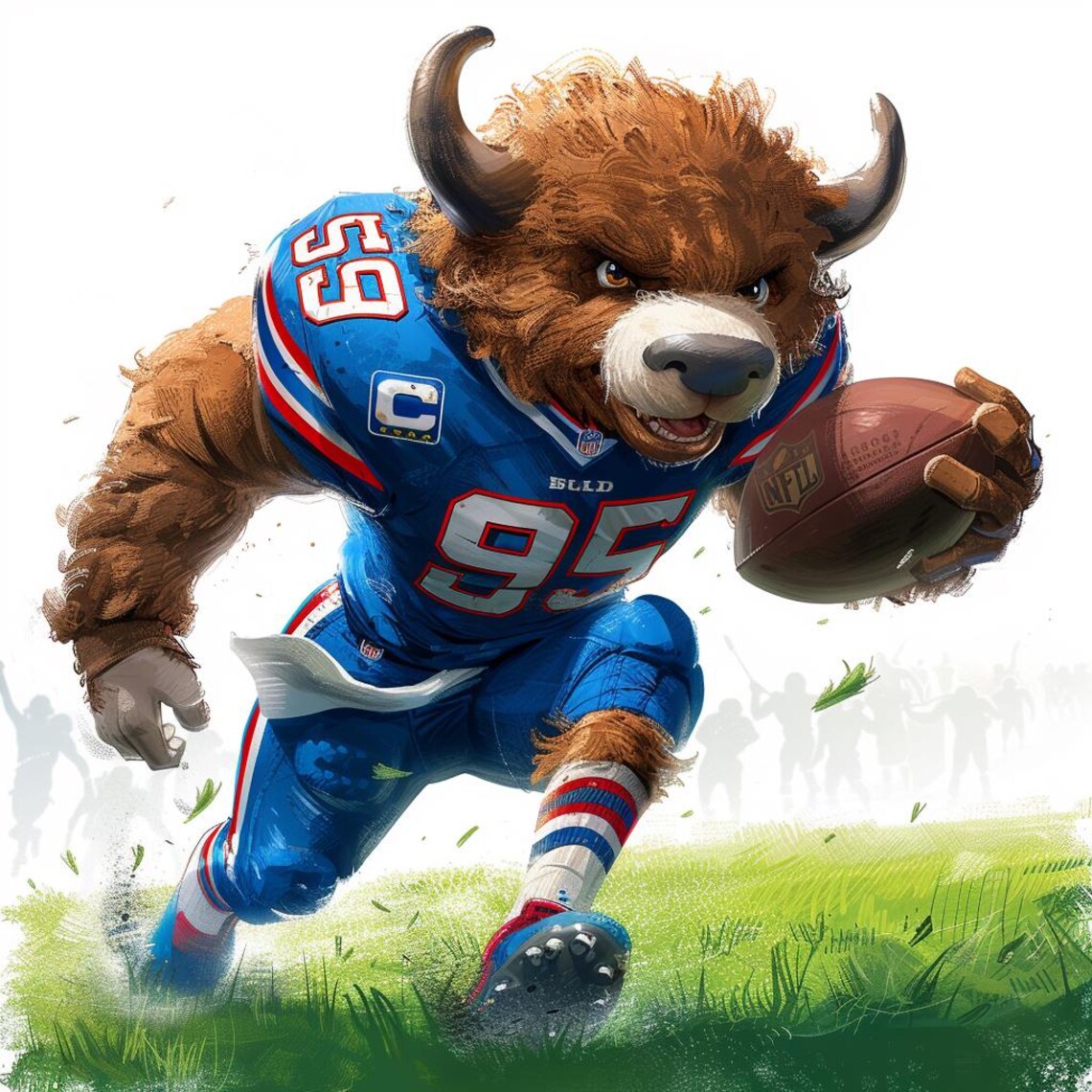 Bull Running With Football PNG Designs, Sports-inspired Football ...