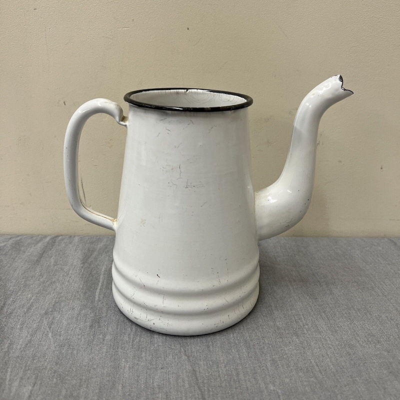 White Enamelware - Etsy