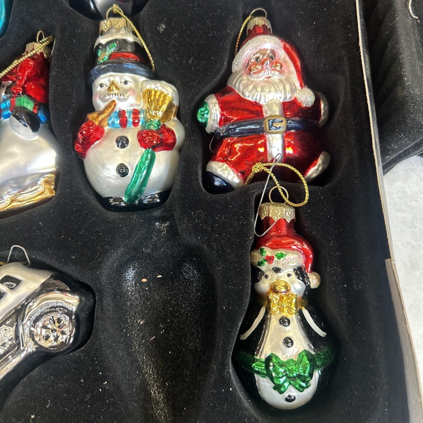 Thomas Pacconi Museum Series Glass Christmas Ornaments & Wood Crate 28 ...