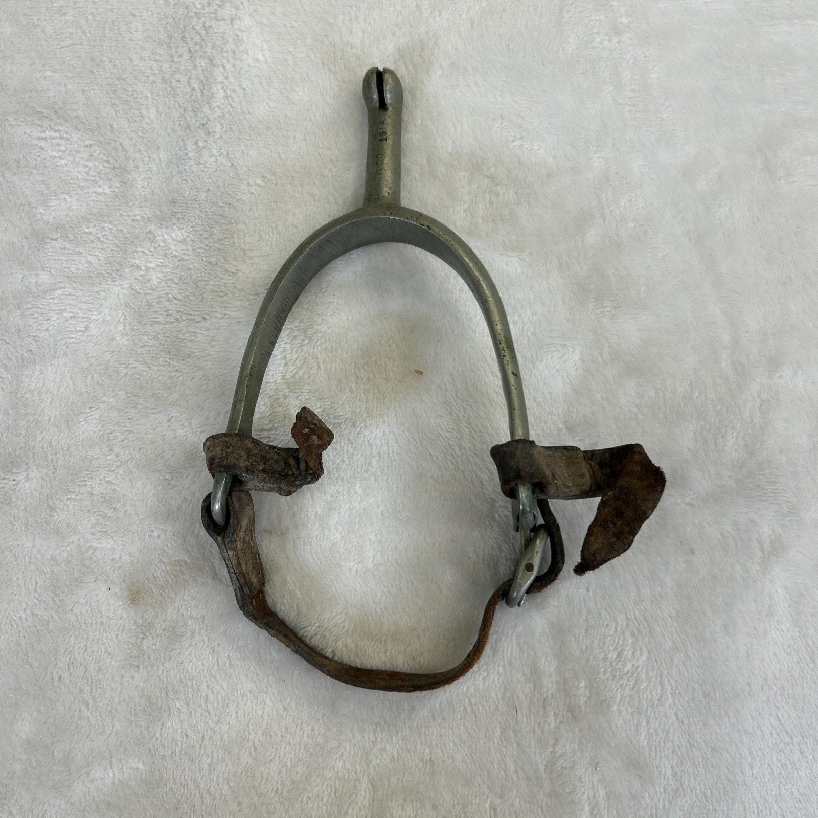 Antique Cavalry Spurs U.S. & M. Mfg. Co. 1915 WWI Army English Riding ...