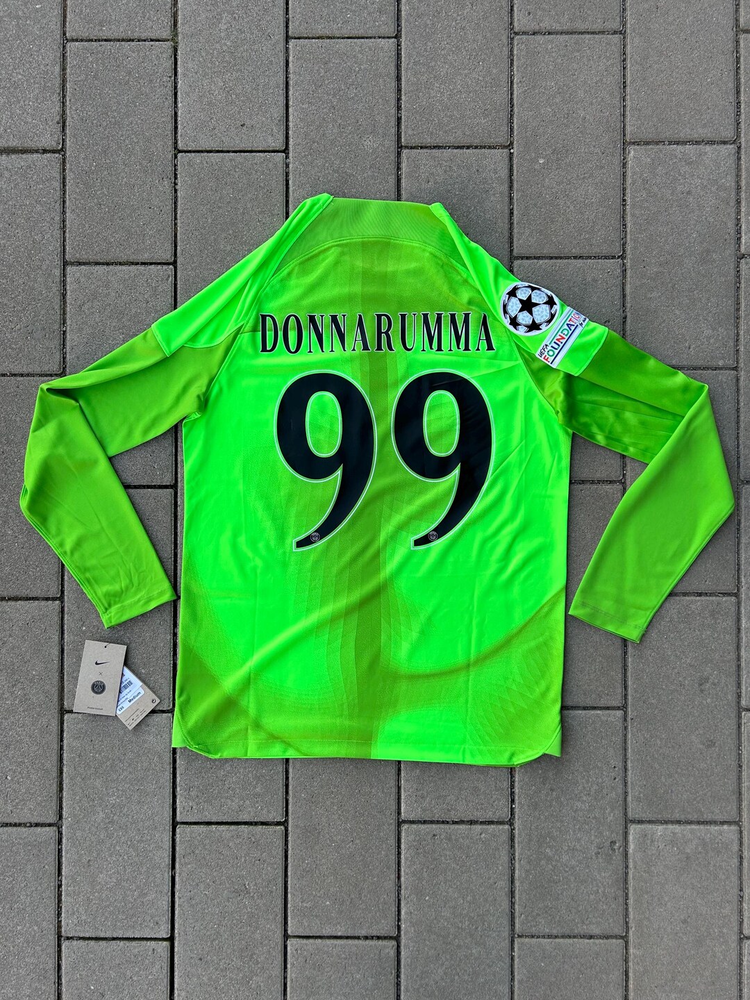 PSG 2022/23 Original GK Ucl Shirt Donnarumma #99 Size XL - Etsy