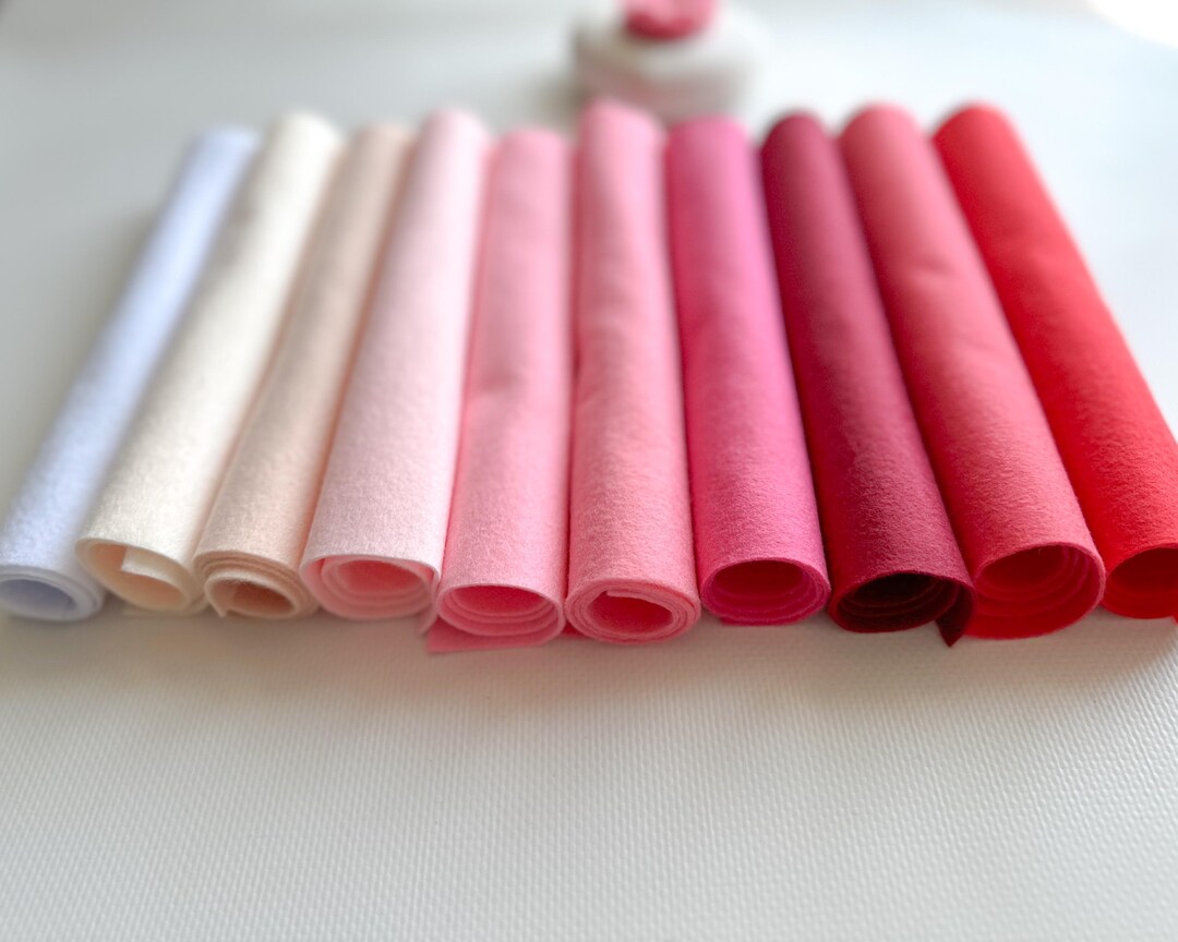 Korean Felt Soft, Set of Soft Felt 1,2 Mm.,7,8" × 11,8" ( 20×30cm) in ...