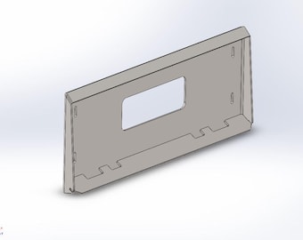 Universal Skidsteer Mount Plate DXF - Etsy