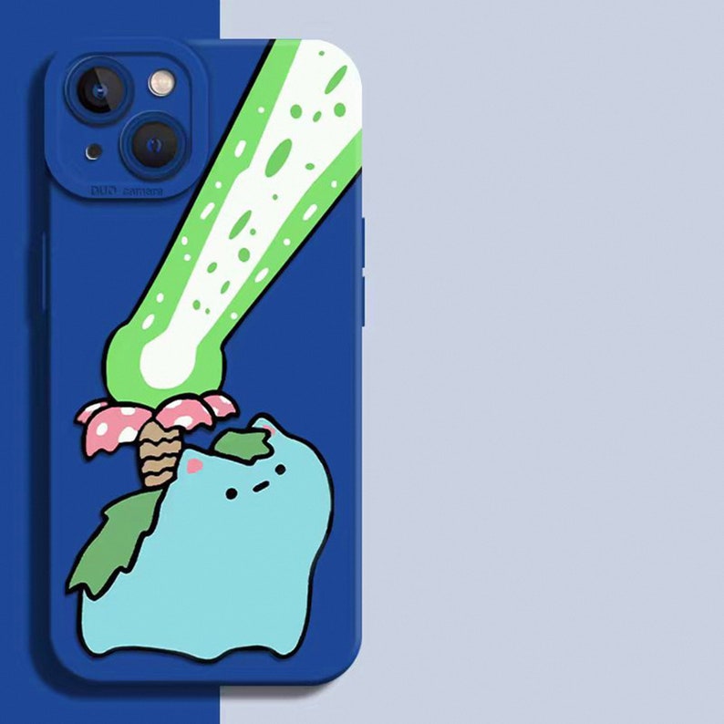 Anime Phone Case: Cartoon Cat & Fire Dragon Design - iPhone - Etsy