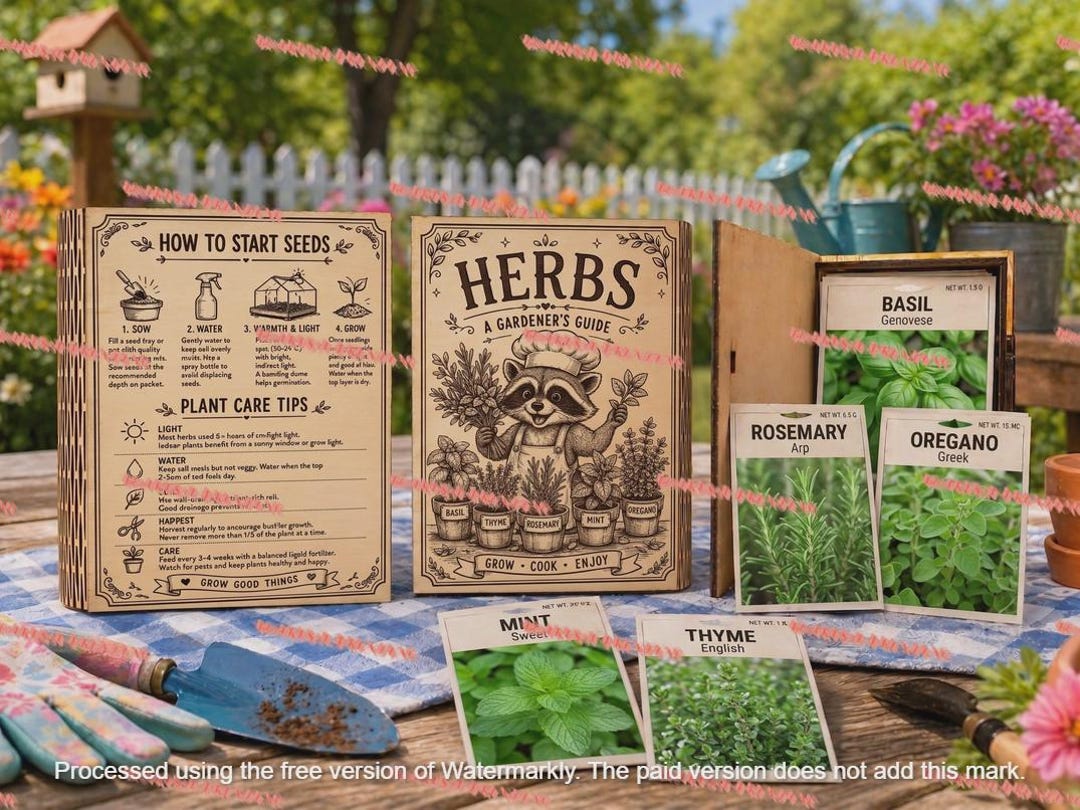 Lightburn Files Seed Book – Laser Cut SVG – Wood Engraving File ...