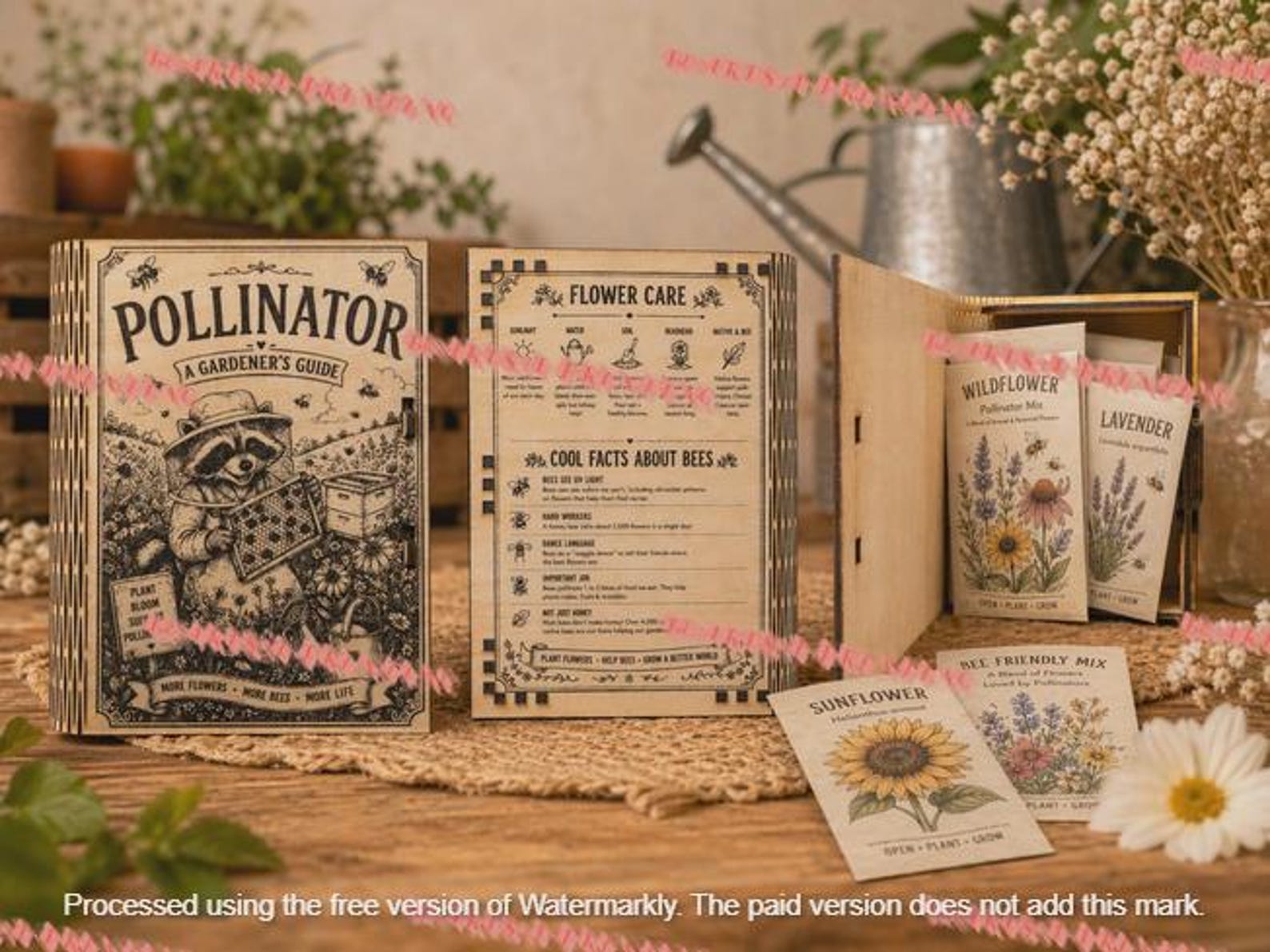 Lightburn Files Seed Book – Laser Cut SVG – Wood Engraving File ...