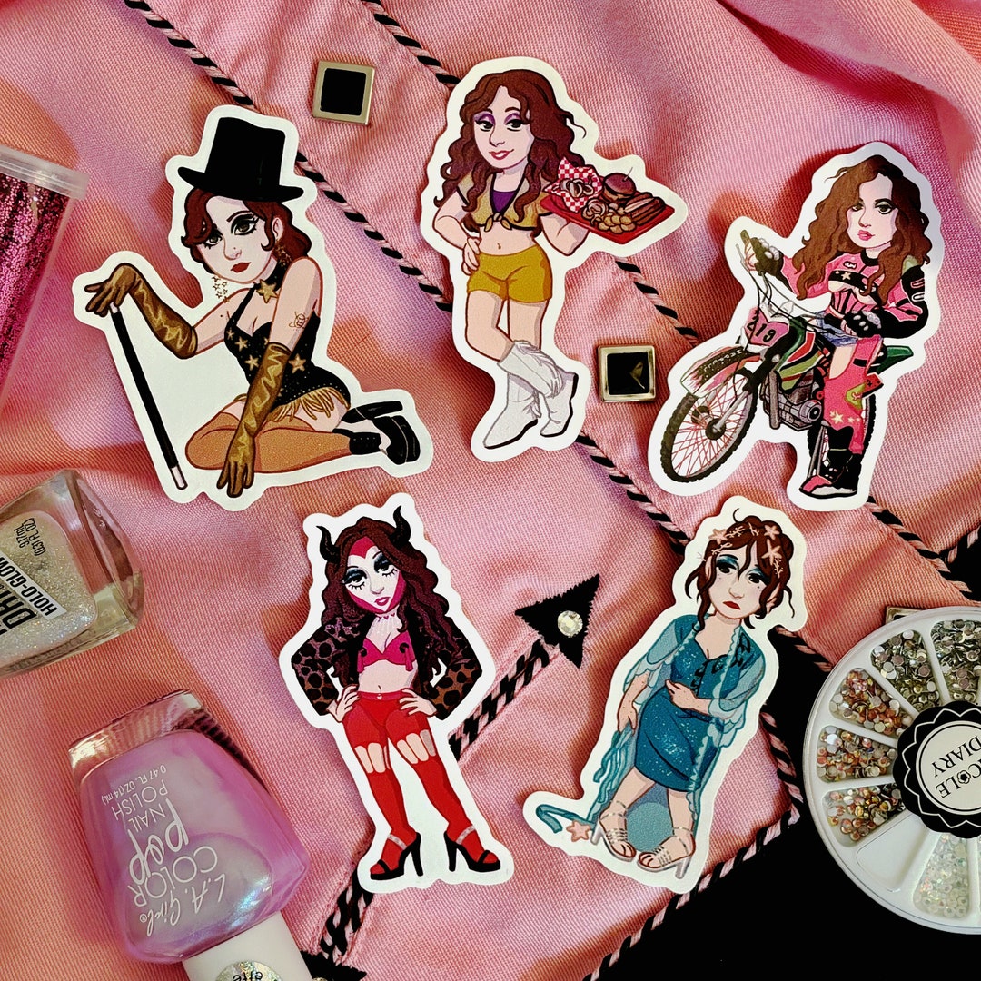 Chappell Roan the Rise and Fall of a Midwest Princess Vinyl Sticker Set ...